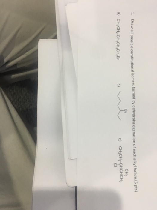 Solved Draw all possible constitutional isomers formed by | Chegg.com