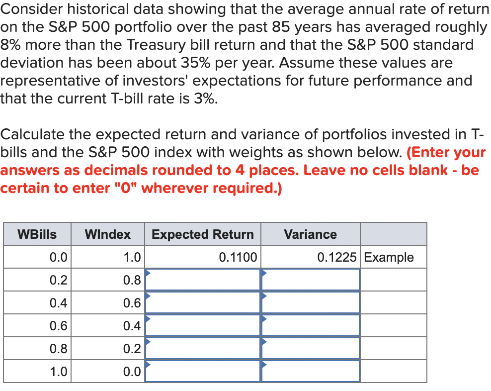 Solved Consider historical data showing that the average | Chegg.com