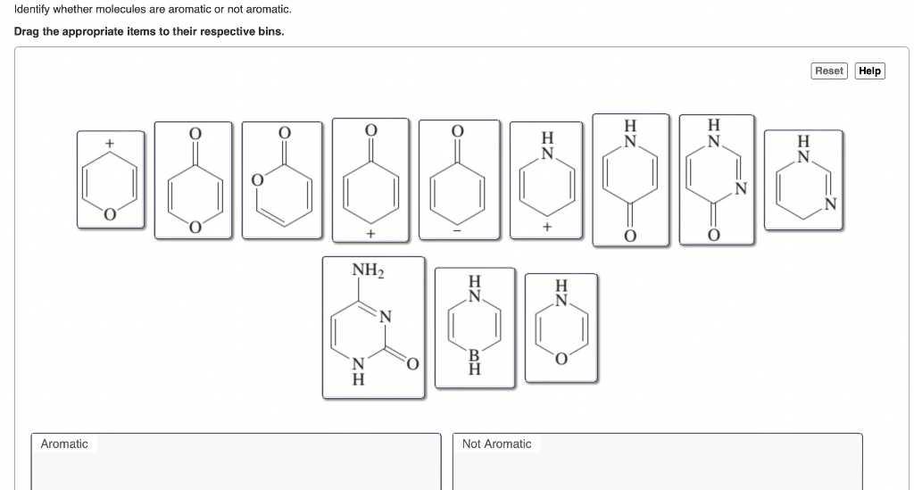 Solved Identify whether molecules are aromatic or not | Chegg.com