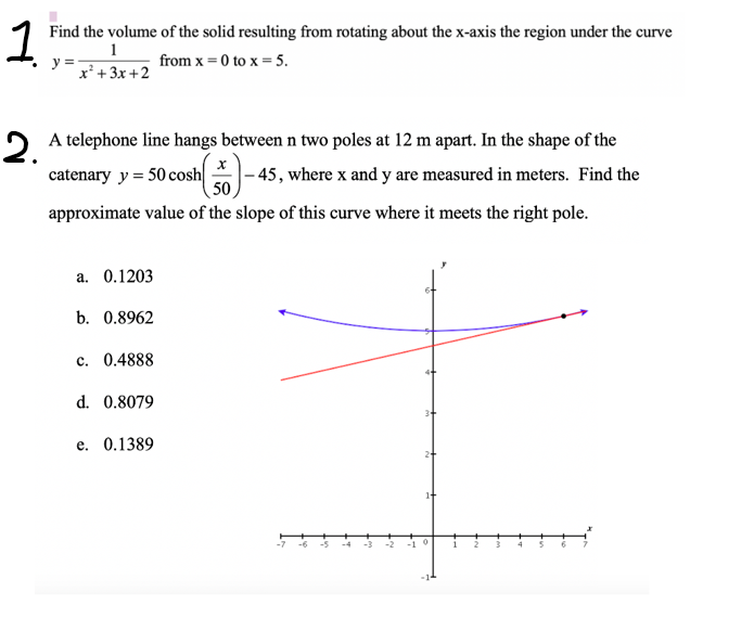 Solved Find the volume of the solid resulting from rotating | Chegg.com