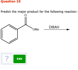 Solved Question 10 Predict the major product for the | Chegg.com