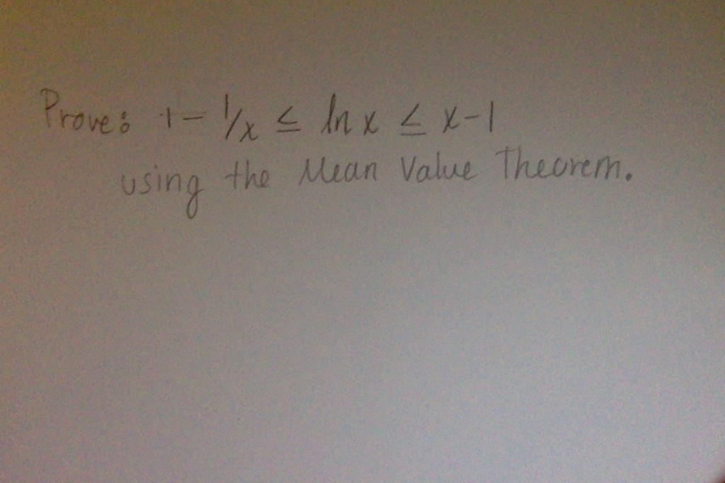 Solved Hi! Will someone go through this calculus inequality | Chegg.com