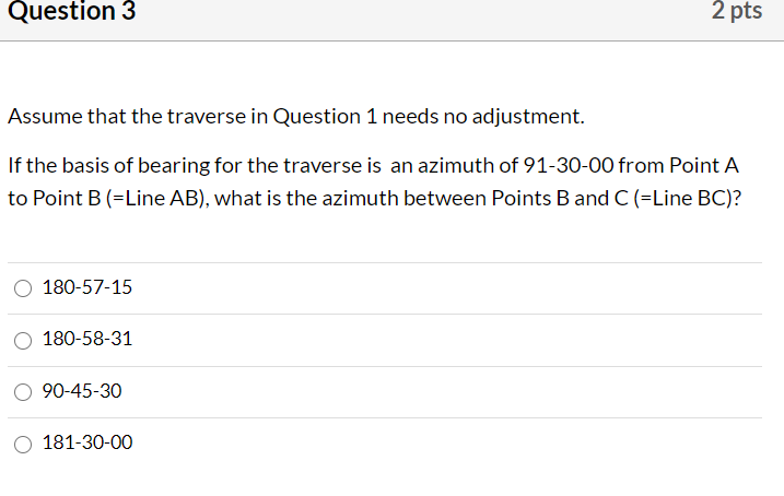 Solved Question 1 What is the angular closure of the | Chegg.com