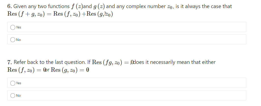 Solved 6. Given any two functions f (z)and g(x) and any | Chegg.com