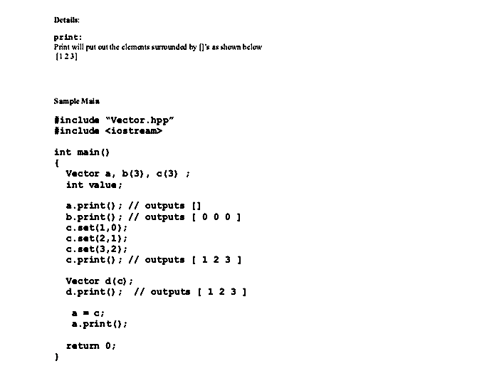 Solved Question 1. #ifndef VECTOR HPP #define VECTOR HPP | Chegg.com Solved Question 1. #ifndef VECTOR HPP #define VECTOR HPP | Chegg.com
