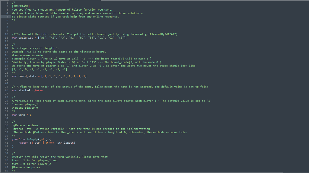 Javascript questions Help me implementing these | Chegg.com
