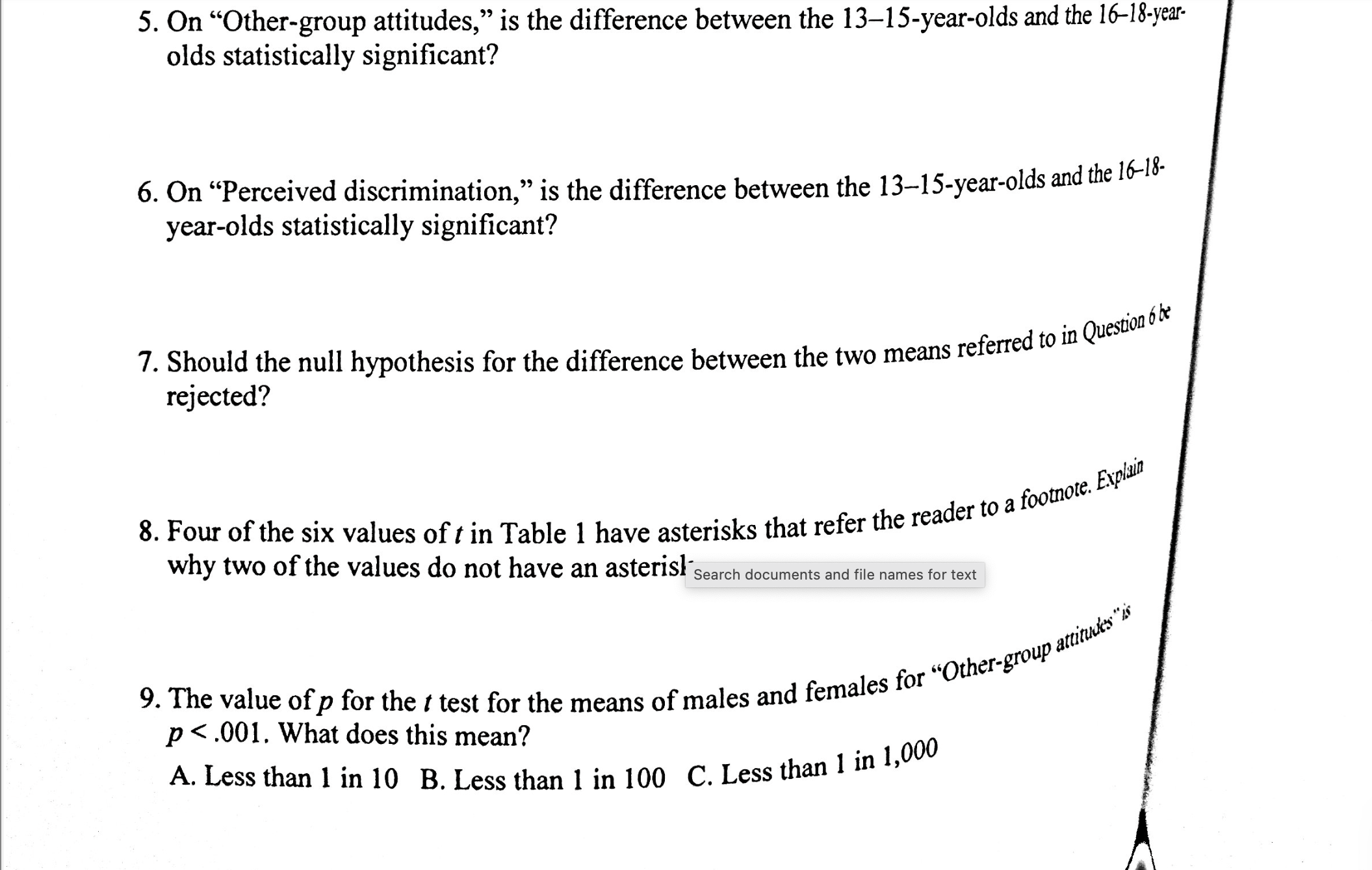 For Other-group attitudes is the difference between | Chegg.com