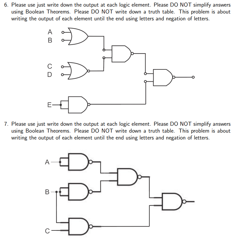 Solved 6. Please use just write down the output at each | Chegg.com