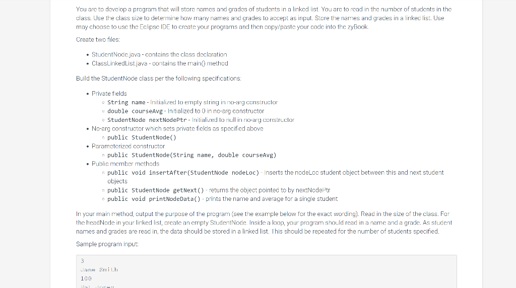 Solved You are to develop a program that will store names | Chegg.com