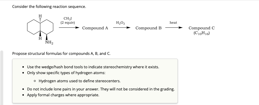 Solved Consider the following reaction sequence.Propose | Chegg.com