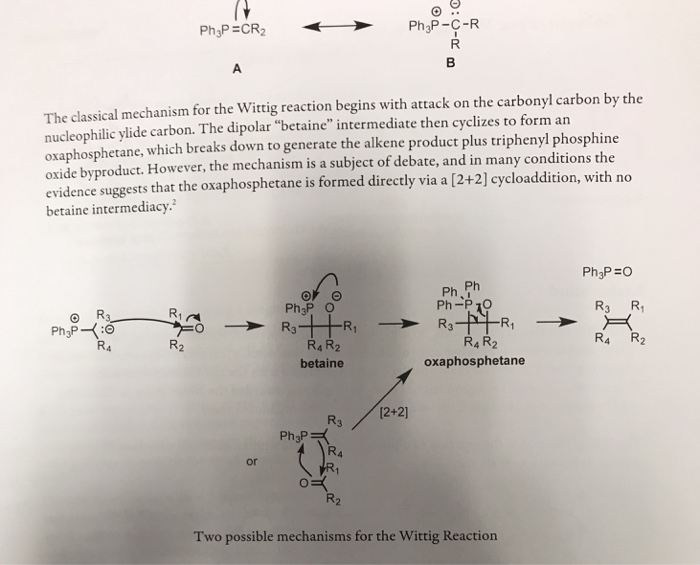 Solved 7 solvent-Free Wittig Reaction' OEt 110 oC OEt Ph3P | Chegg.com