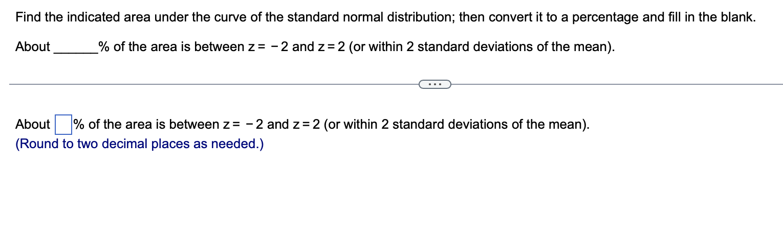 Solved Find the indicated area under the curve of the | Chegg.com
