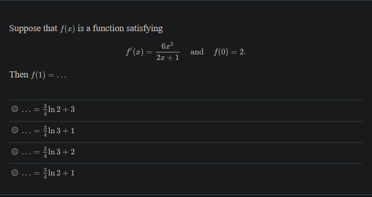 Solved Suppose that f(x) is a function satisfying | Chegg.com
