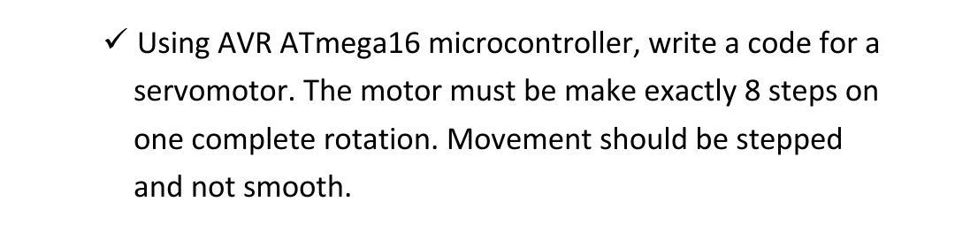 Solved • With AVR ATmega16 microcontroller, a circuit has | Chegg.com