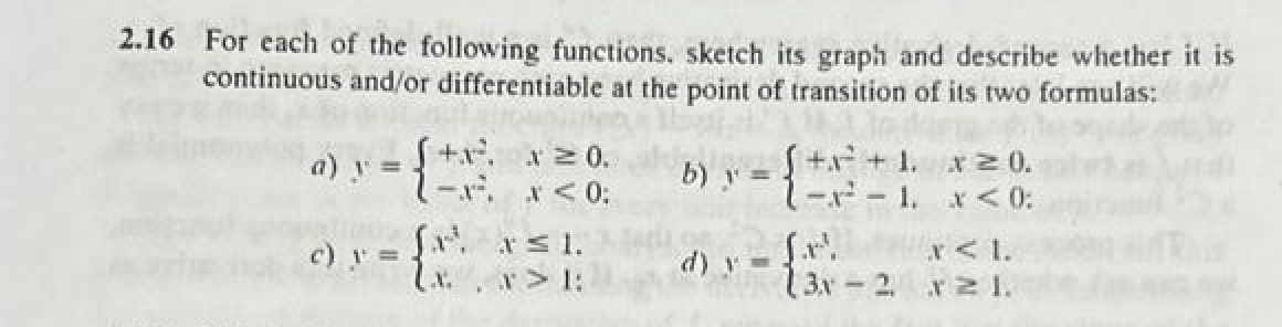 Solved 2.16 For each of the following functions, sketch its | Chegg.com