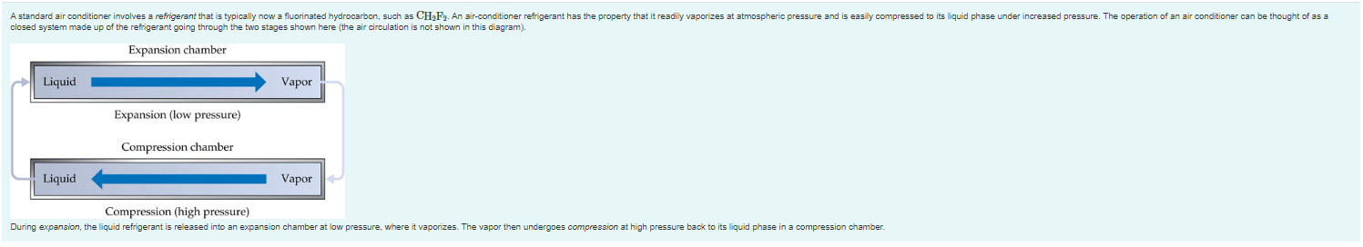 Solved In a central air-conditioning system, one chamber is | Chegg.com