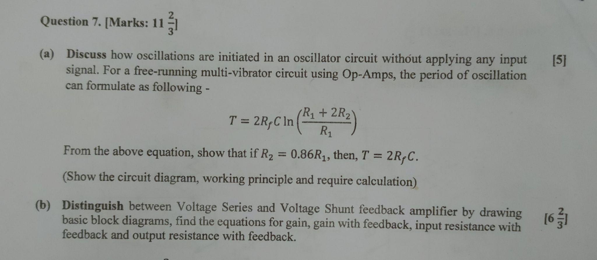 Solved Question 7. [Marks: 1132 ] (a) Discuss how | Chegg.com