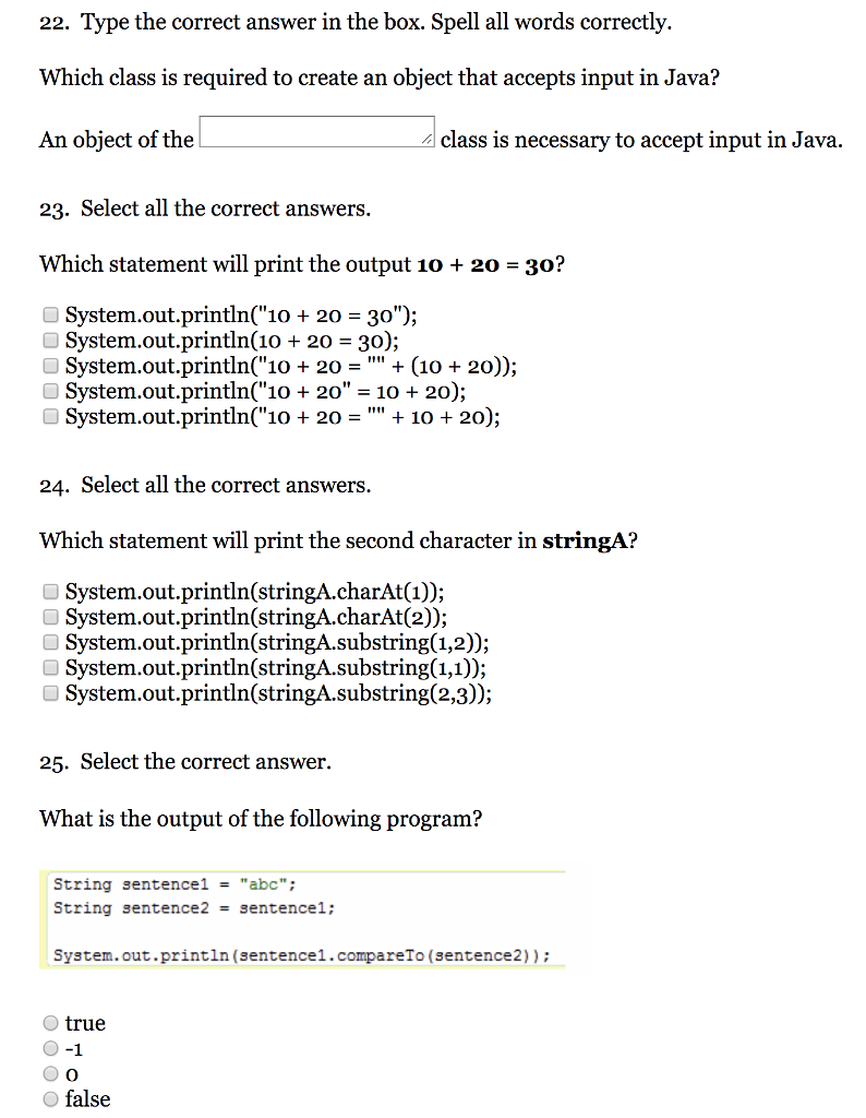 Solved 22. Type the correct answer in the box. Spell all | Chegg.com