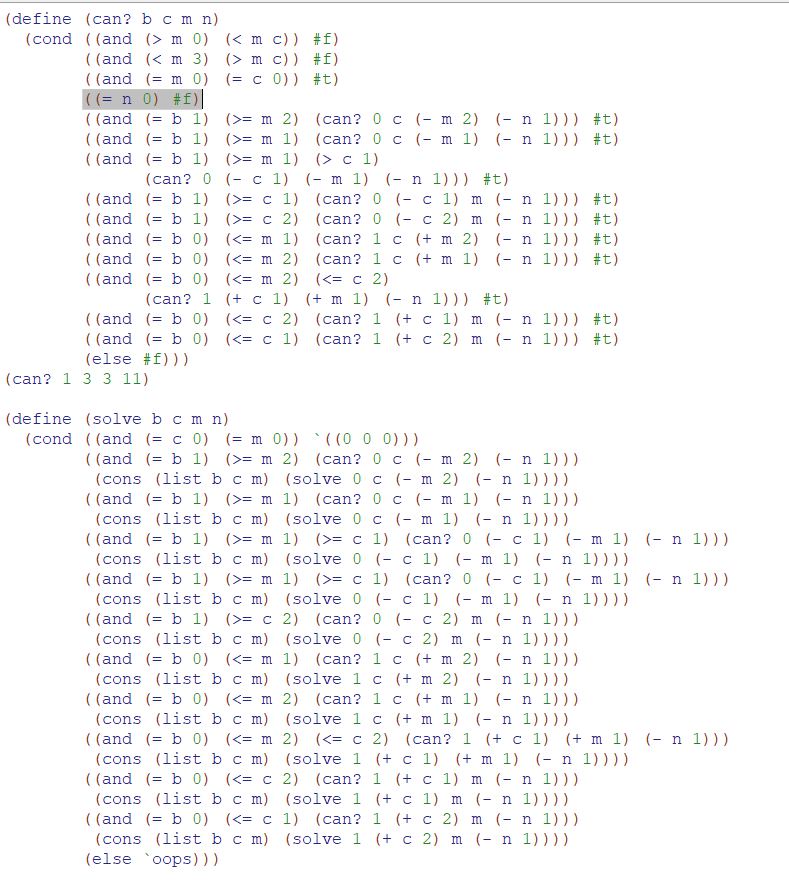 Solved SCHEME PROGRAMMING: The following code represents the | Chegg.com