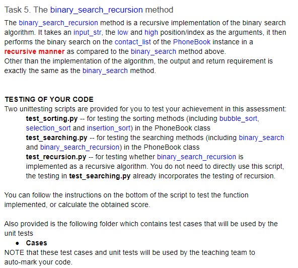 Solved CODE: main.py: from phonebook import PhoneBook from | Chegg.com