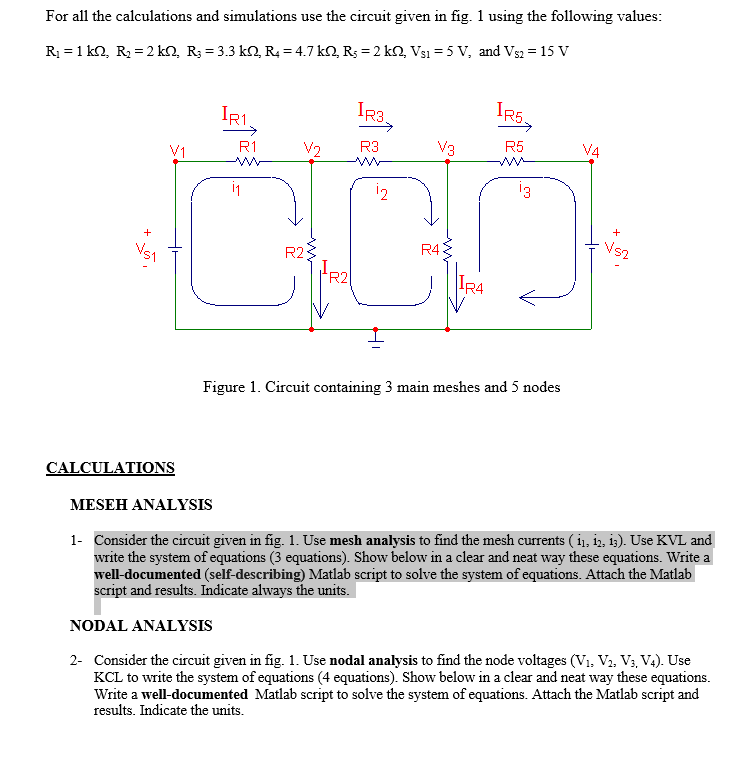 Solved For all the calculations and simulations use the | Chegg.com
