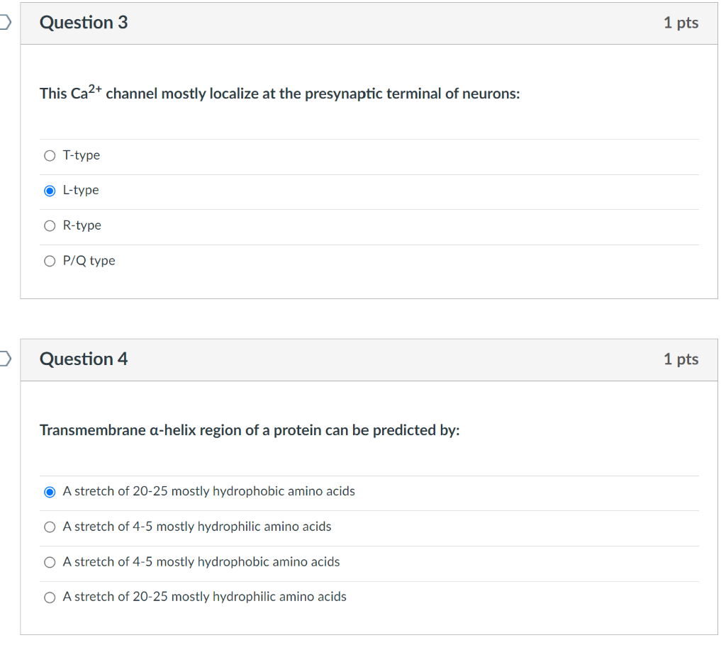 Solved This Ca2+ channel mostly localize at the presynaptic | Chegg.com