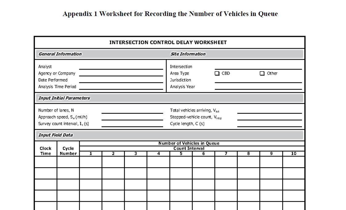 Solved Appendix 1 Worksheet for Recording the Number of | Chegg.com