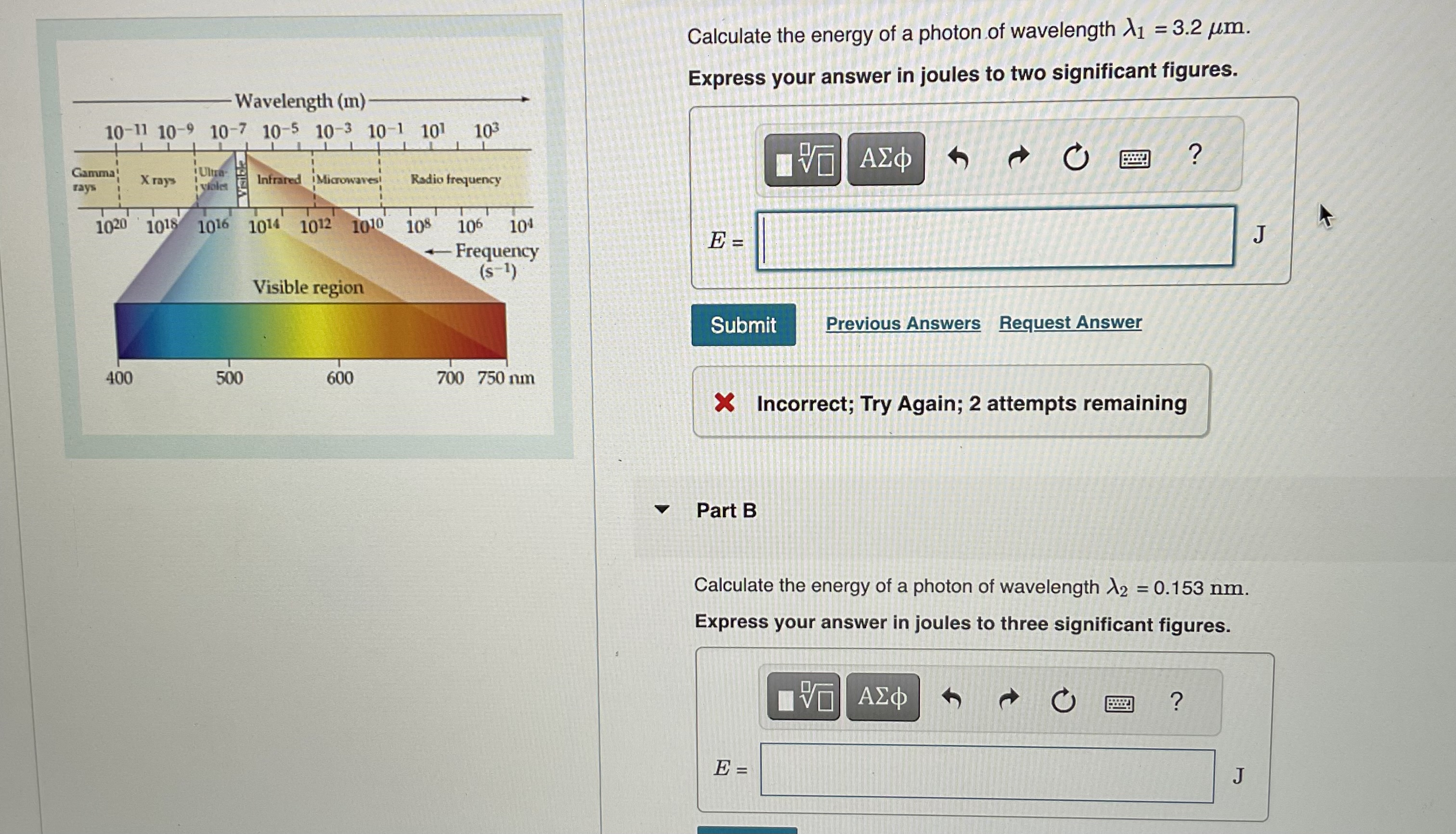 Solved The of ultraviolet radiation is greater than that of | Chegg.com