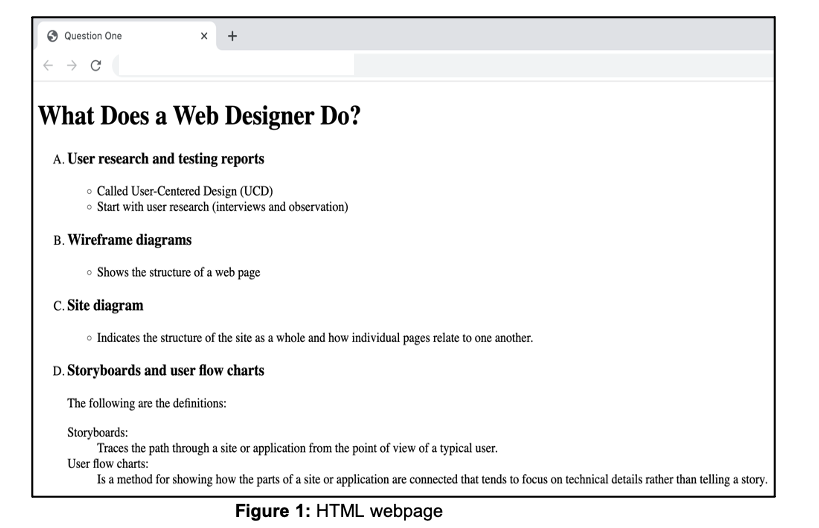Solved Assume you have the following HTML file shown in | Chegg.com