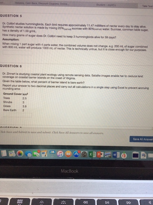 Solved Take Test QUESTION 5 Dr. Colibrí studies | Chegg.com Solved Take Test QUESTION 5 Dr. Colibrí studies | Chegg.com