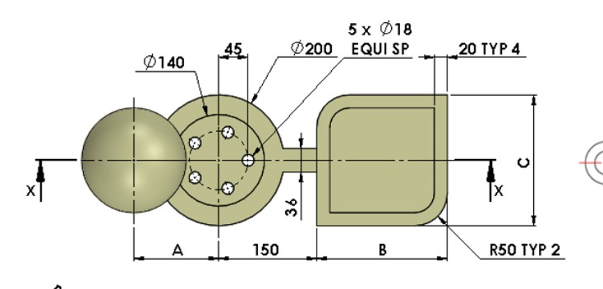 Solved 5x 018 0200 EQUI SP 20 TYP 4 0140 с X Х 36 Α.Ι. A 150 | Chegg.com