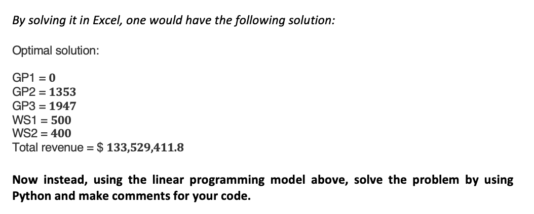 Solved Operations Research / Problem: A company named Z | Chegg.com