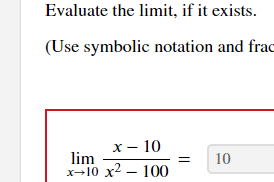 Solved Evaluate the limit, ﻿if it exists.(Use symbolic | Chegg.com