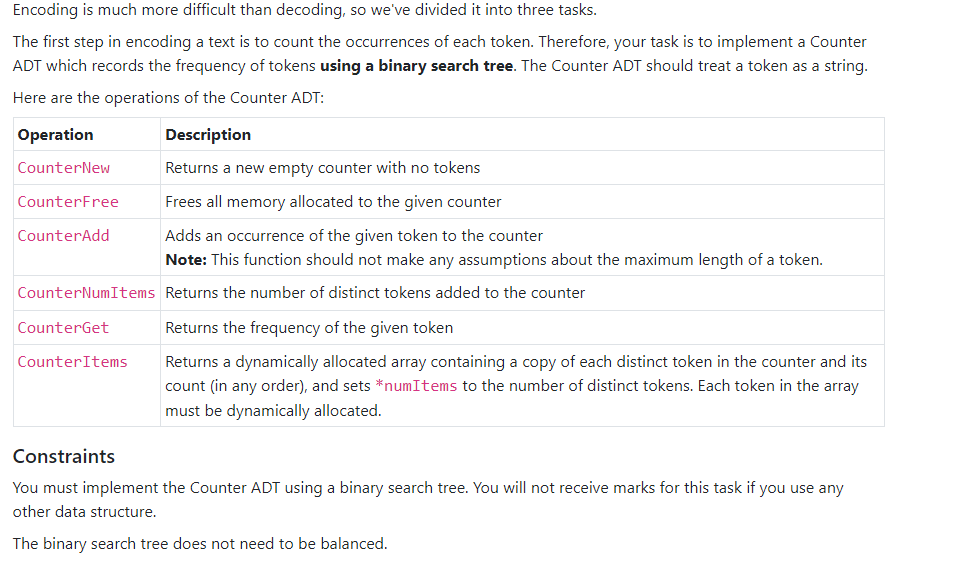 Solved Counter.c// Implementation of the Counter ADT | Chegg.com