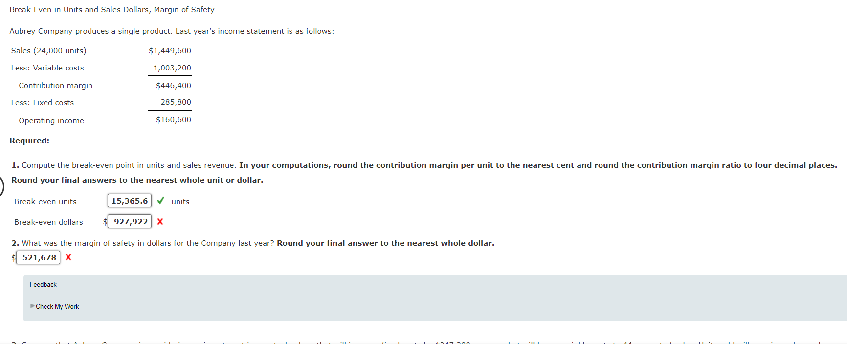 Solved Need the correct answers for the incorrect parts. | Chegg.com