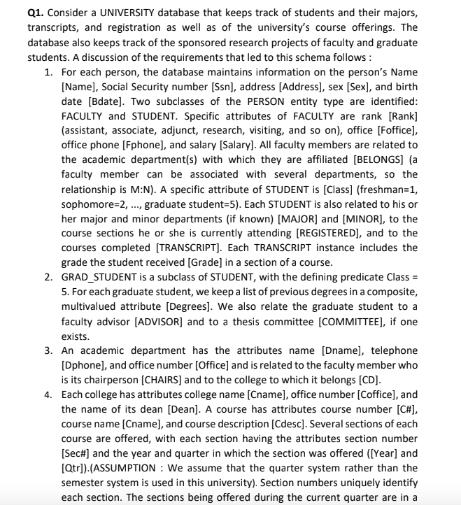 Solved COURSE : DATABASE MANAGEMENT SYSTEMS SOLVE BOTH A AND | Chegg.com