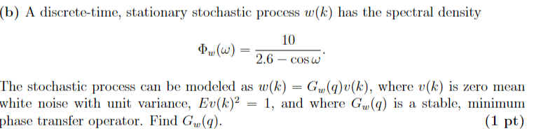 B A Discrete Time Stationary Stochastic Process 