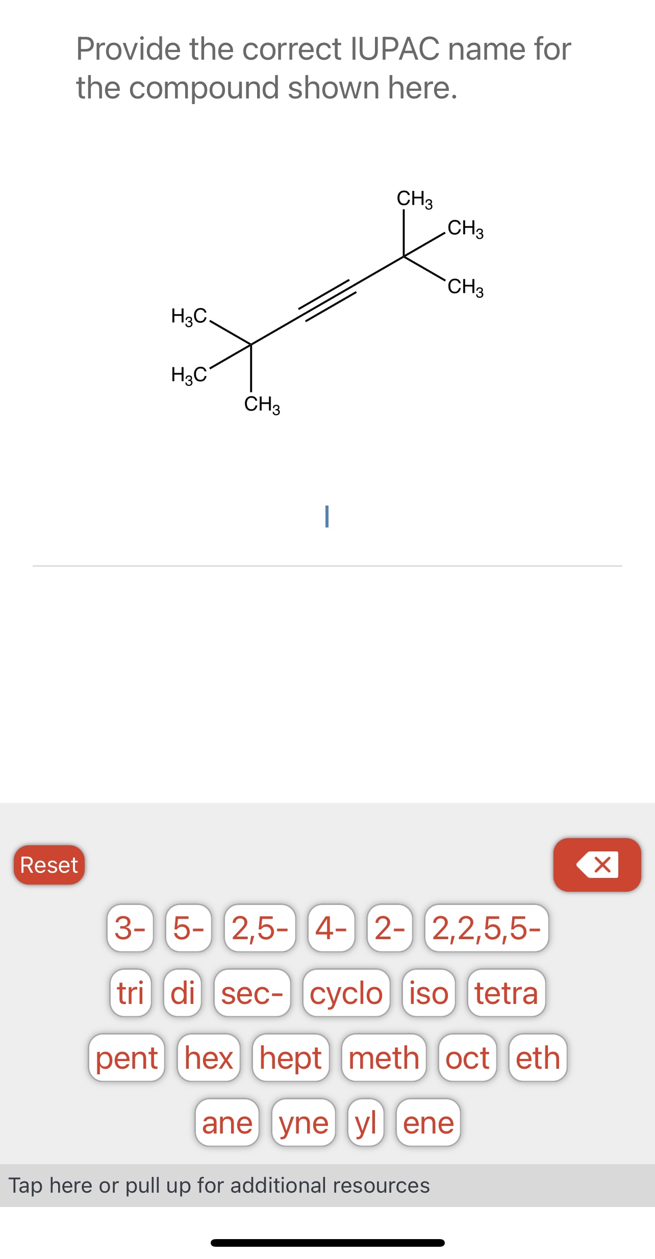 can anyone help because there are 3 or tri methyl | Chegg.com