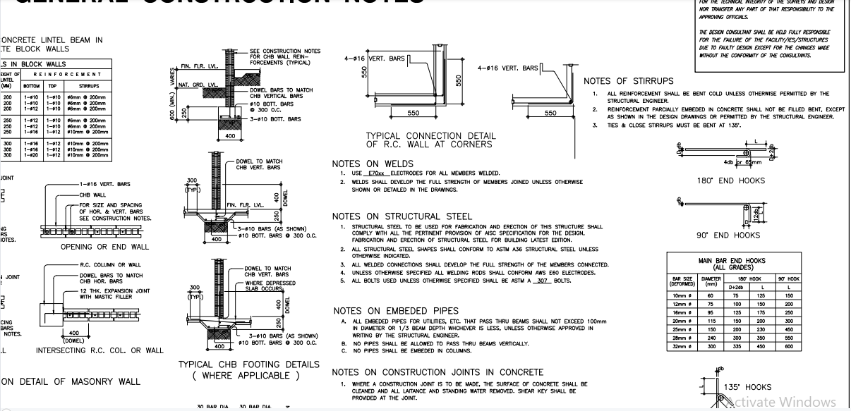 GENERAL CONSTRUCTION NOTES AN ACAS NANTE . GNSSON | Chegg.com