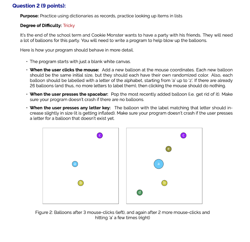 Solved Question 2 (9 points): Purpose: Practice using | Chegg.com