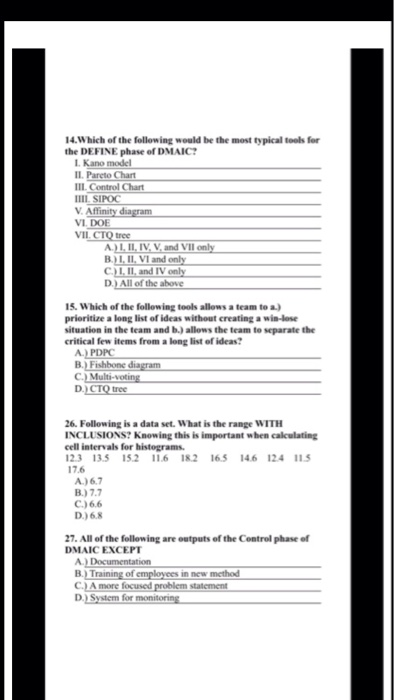 Solved 14.Which of the following would be the most typical | Chegg.com
