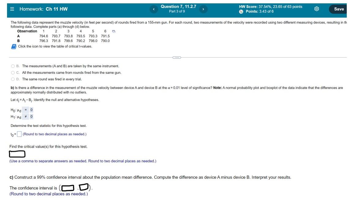 Solved = Homework: Ch 11 HW Question 7, 11.2.7 Part 3 of 9 > | Chegg.com Solved = Homework: Ch 11 HW Question 7, 11.2.7 Part 3 of 9 > | Chegg.com