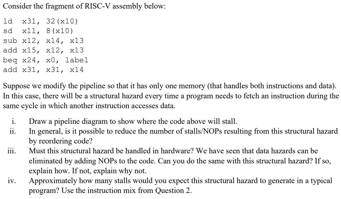 Solved Suppose we modify the pipeline so that it has only | Chegg.com