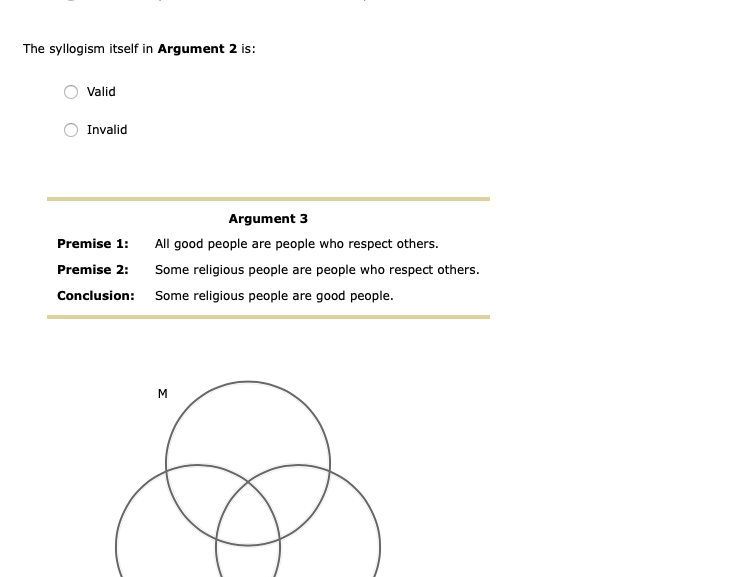 Solved Argument 1 has a syllogistic form that is: | Chegg.com