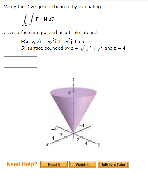 Solved Verify the Divergence Theorem by evaluating st F.NDS | Chegg.com