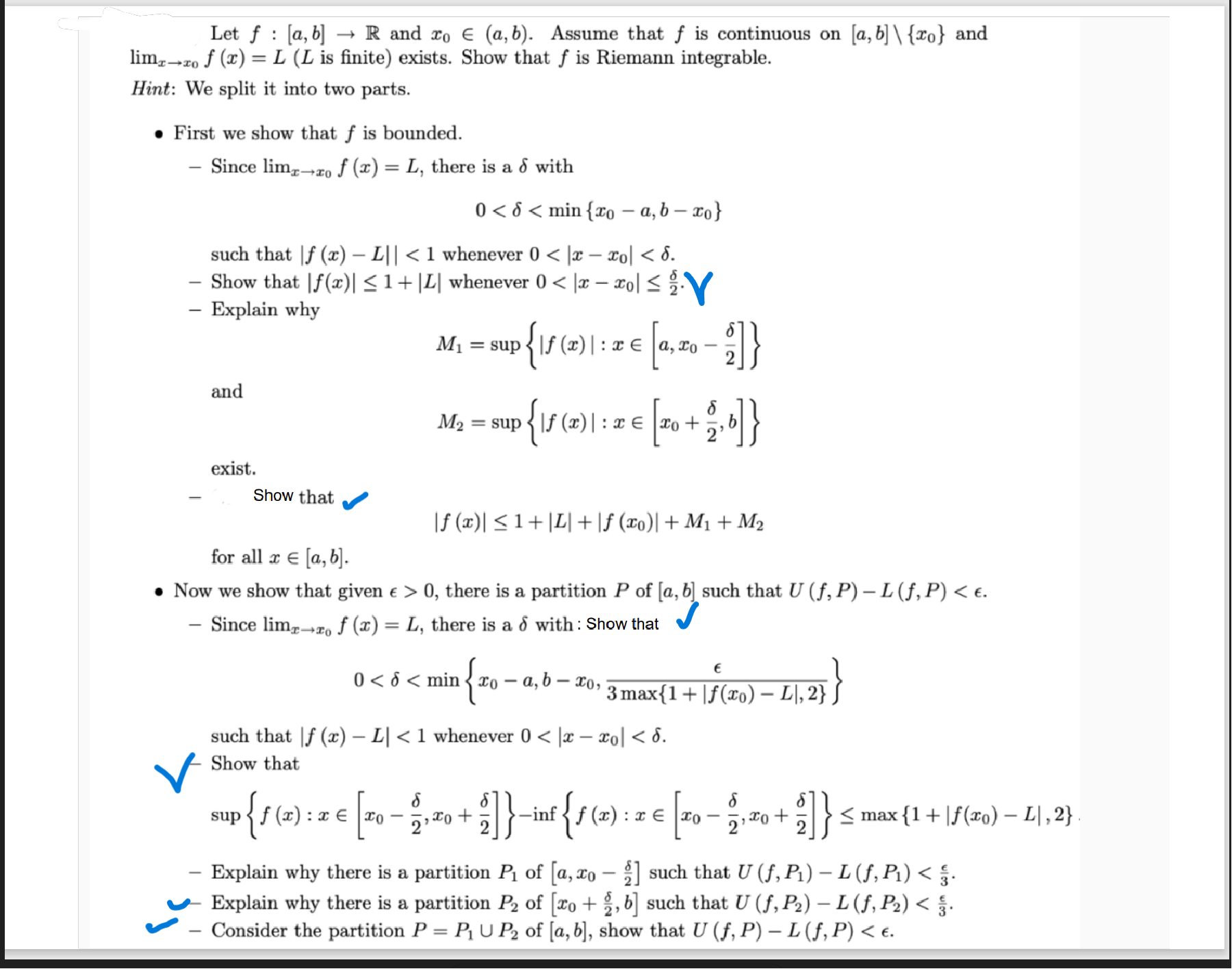 Solved Please make sure to answer and show the proof to all | Chegg.com