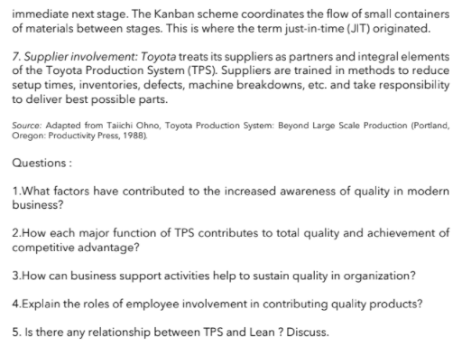Solved Case Study : TOYOTA 1. Introduction Introduction | Chegg.com