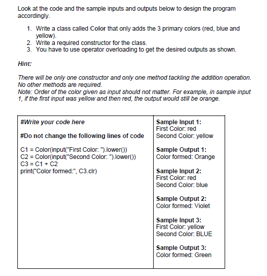 Solved Please solve this code in python3 paste with proper | Chegg.com