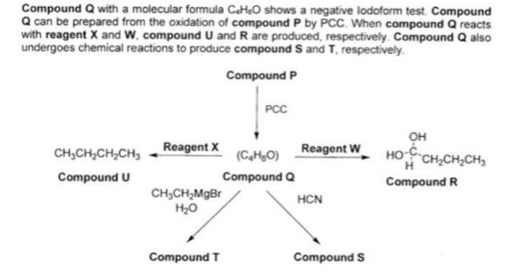 Solved Compound Q with a molecular formula C H₂O shows a | Chegg.com