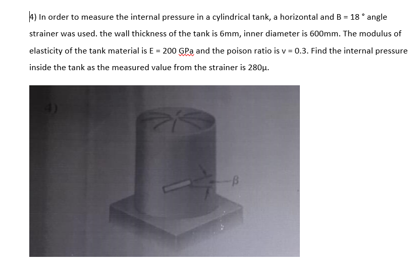 Solved 14) In order to measure the internal pressure in a | Chegg.com